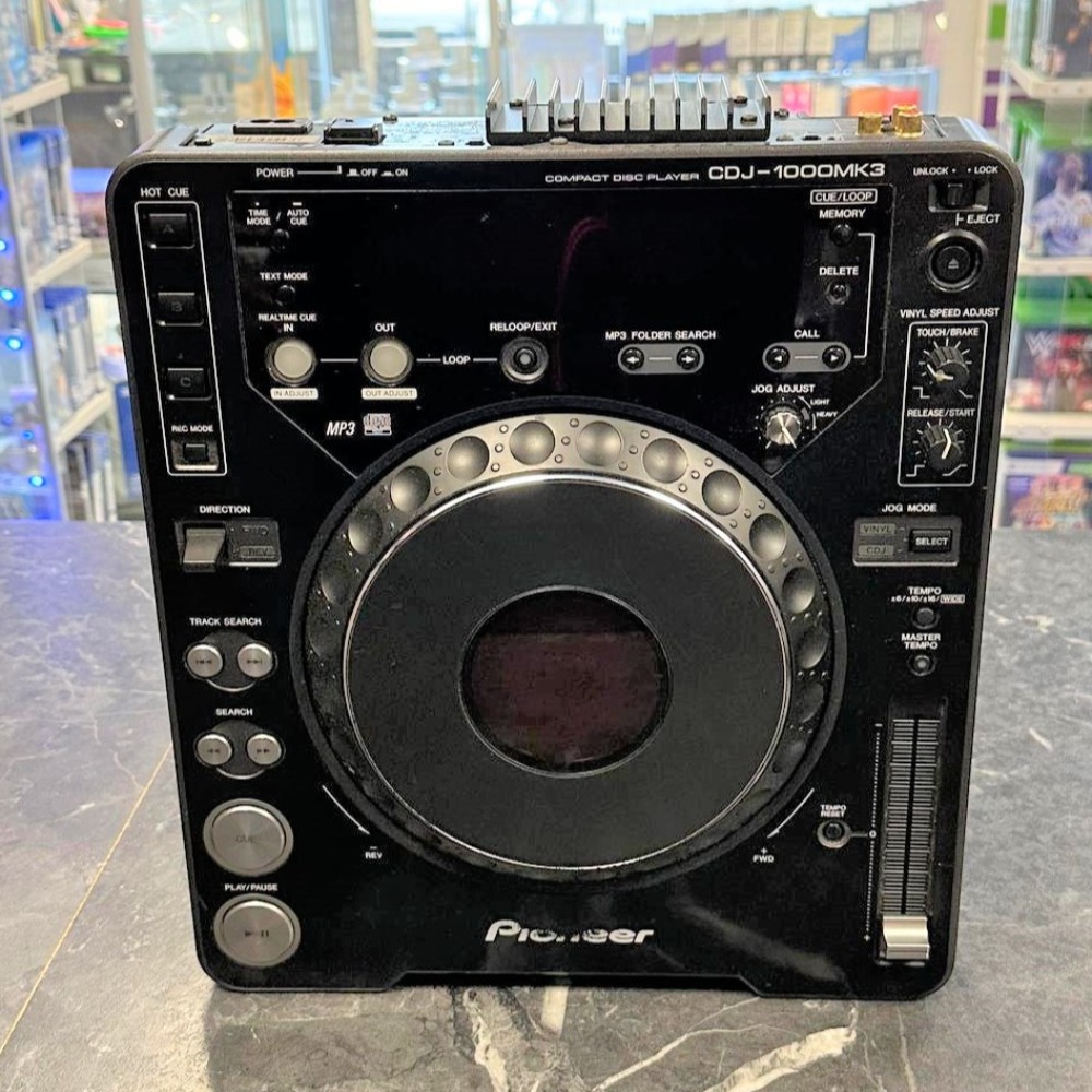 Pre-owned Pioneer CDJ-1000MK3 Professional CD Turntable DJ Deck Single ...